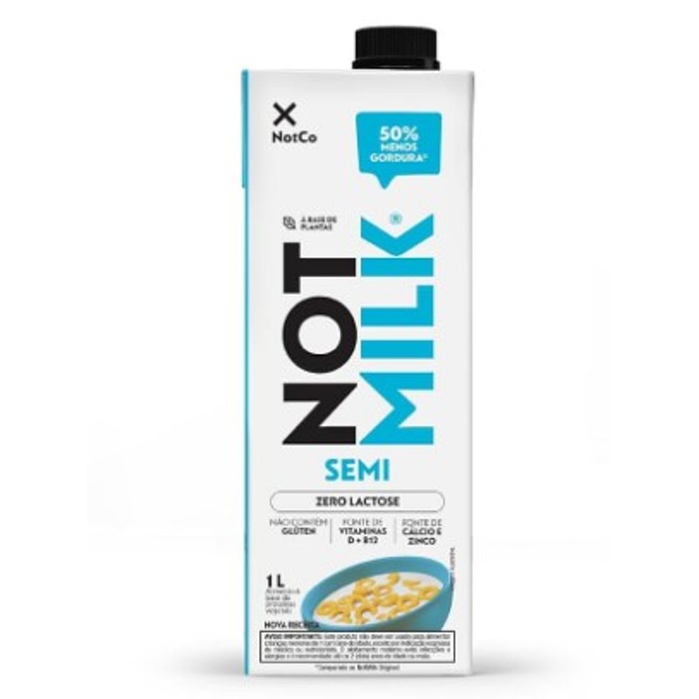 Bebida Vegetal SemiDesnatado Not Milk 1l | Emporio Varanda