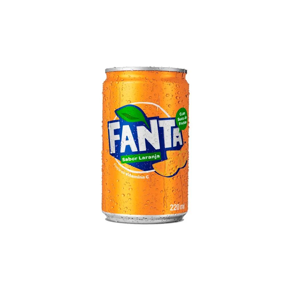Refrigerante Laranja Fanta Mini Lata 220ml | Emporio Varanda